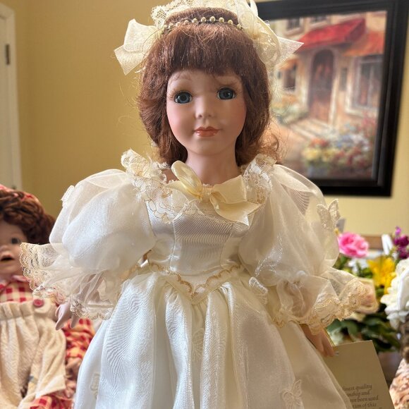 COLLECTIBLE MEMORIES | Toys | Collectible Porcelain Doll Wedding ...